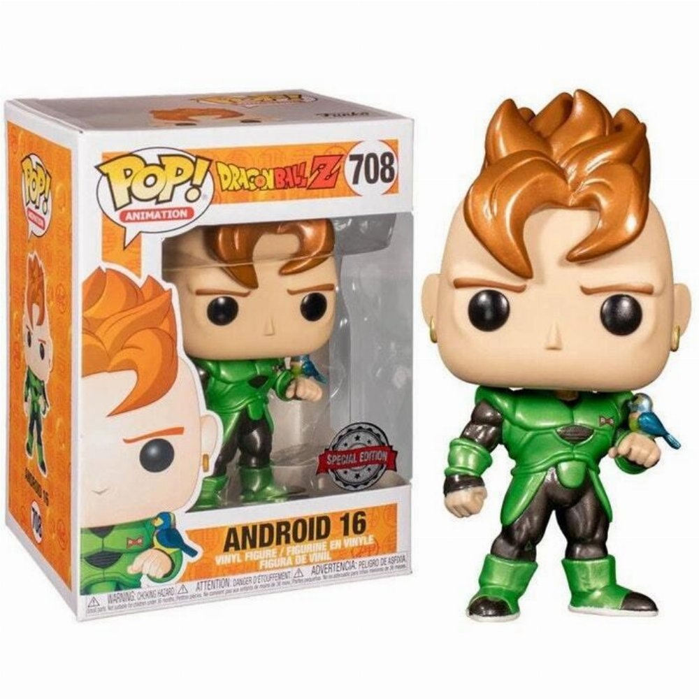Funko POP figura, Dragon Ball Z Android 16, vinyl, 3 év+, 10 cm ...