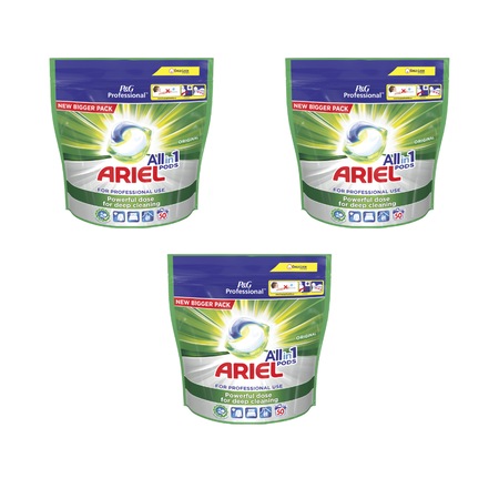 Set detergent capsule Ariel 3 in 1 Pods Lenor Touch, 3 x 50 bucati, 150 ...