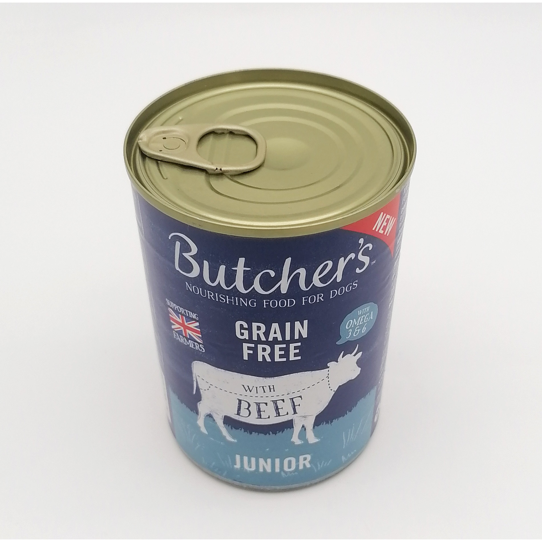 Мокра храна за кучета, Butcher's Original, Junior, с телешко и парчета ...