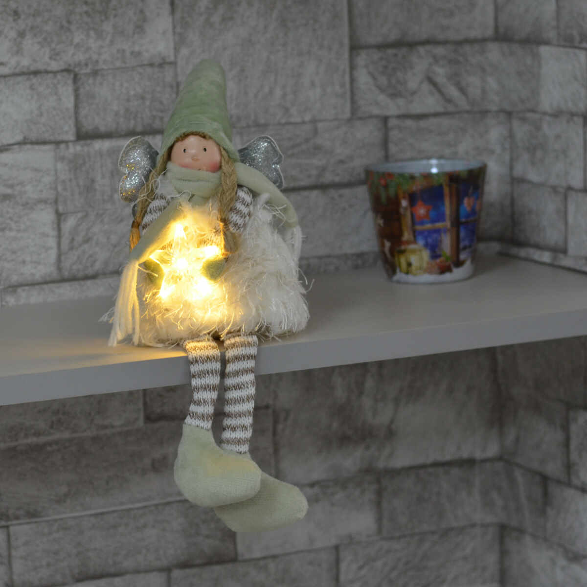 Ingeras cu Led,42 cm, Baterii Incluse - eMAG.ro