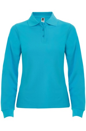 Bluza polo femei, bumbac 100%, Roly Estrella, turcoaz, 3XL - eMAG.ro