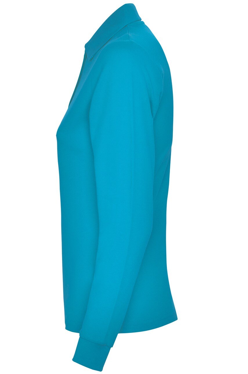 Bluza polo femei, bumbac 100%, Roly Estrella, turcoaz, 3XL - eMAG.ro