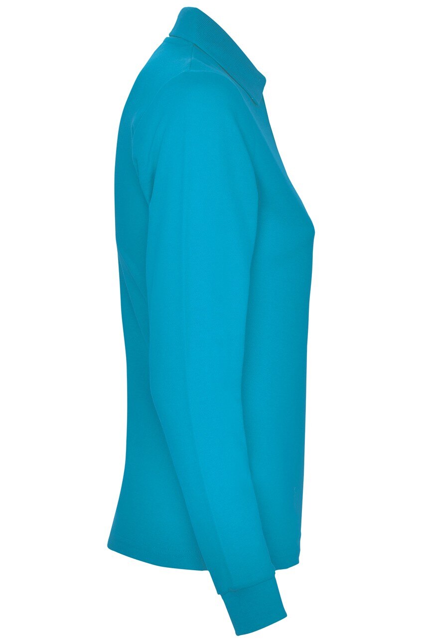 Bluza polo femei, bumbac 100%, Roly Estrella, turcoaz, 3XL - eMAG.ro