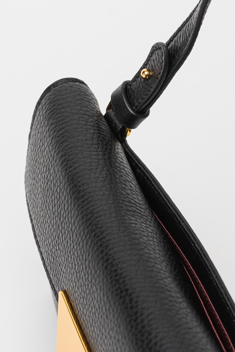 COCCINELLE, Geanta din piele cu bareta si clapa Nico, Negru - eMAG.ro