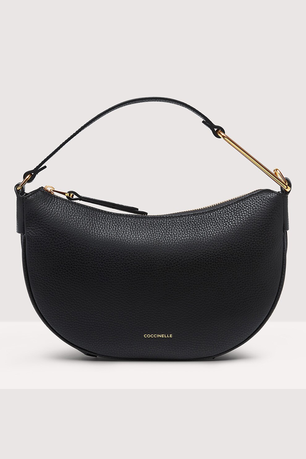 COCCINELLE, Geanta crossbody de piele cu aspect granulat Priscilla ...