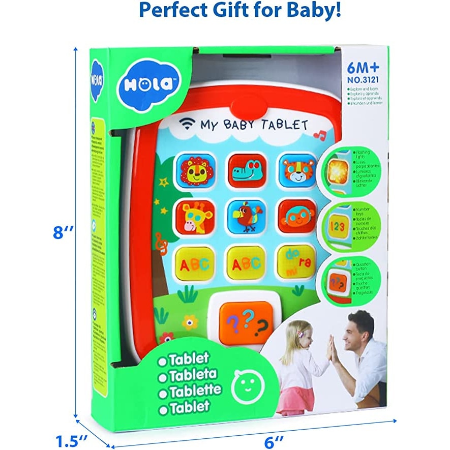Prima mea tableta cu sunete si lumini, Hola - jucarie interactiva - eMAG.ro