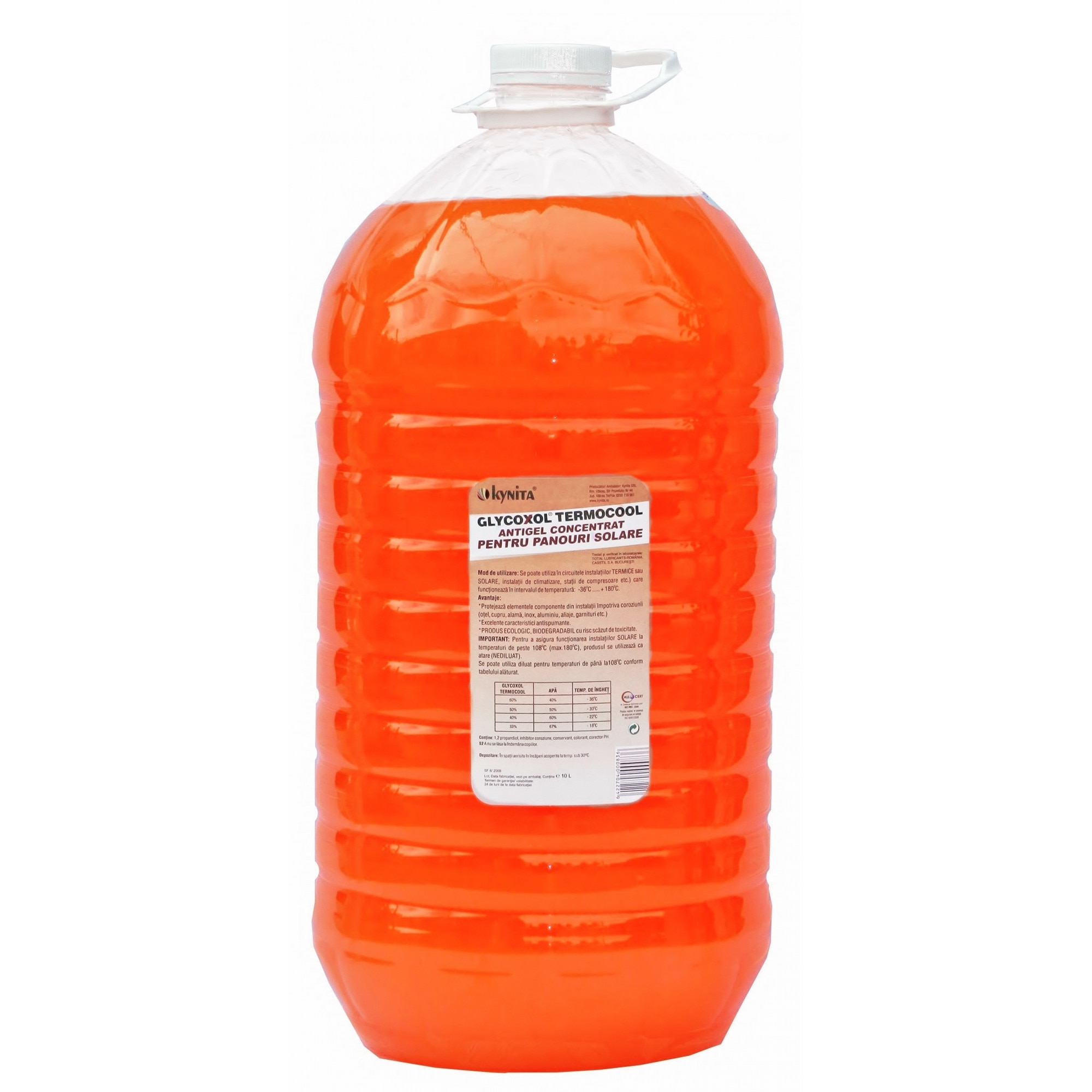 Antigel Panouri Solare Concentrat - Glycoxol TermoCool 10L - eMAG.ro