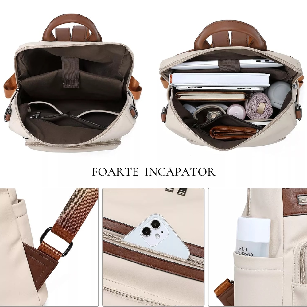 Geanta Tip Rucsac de Dama, Convertibil datorita Baretei Detasabile si ...