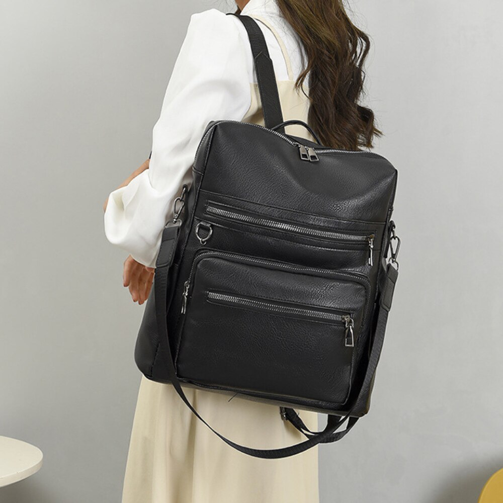 Geanta Tip Rucsac de Dama, Convertibil datorita Baretei Detasabile ...