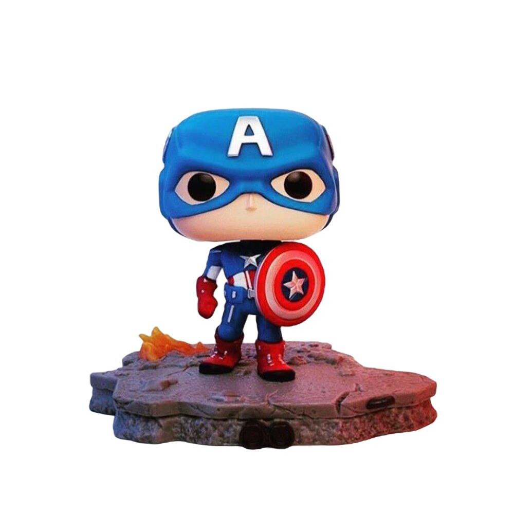 Figurina Deluxe: Avengers Assemble - Captain America, Funko POP, 15 cm ...