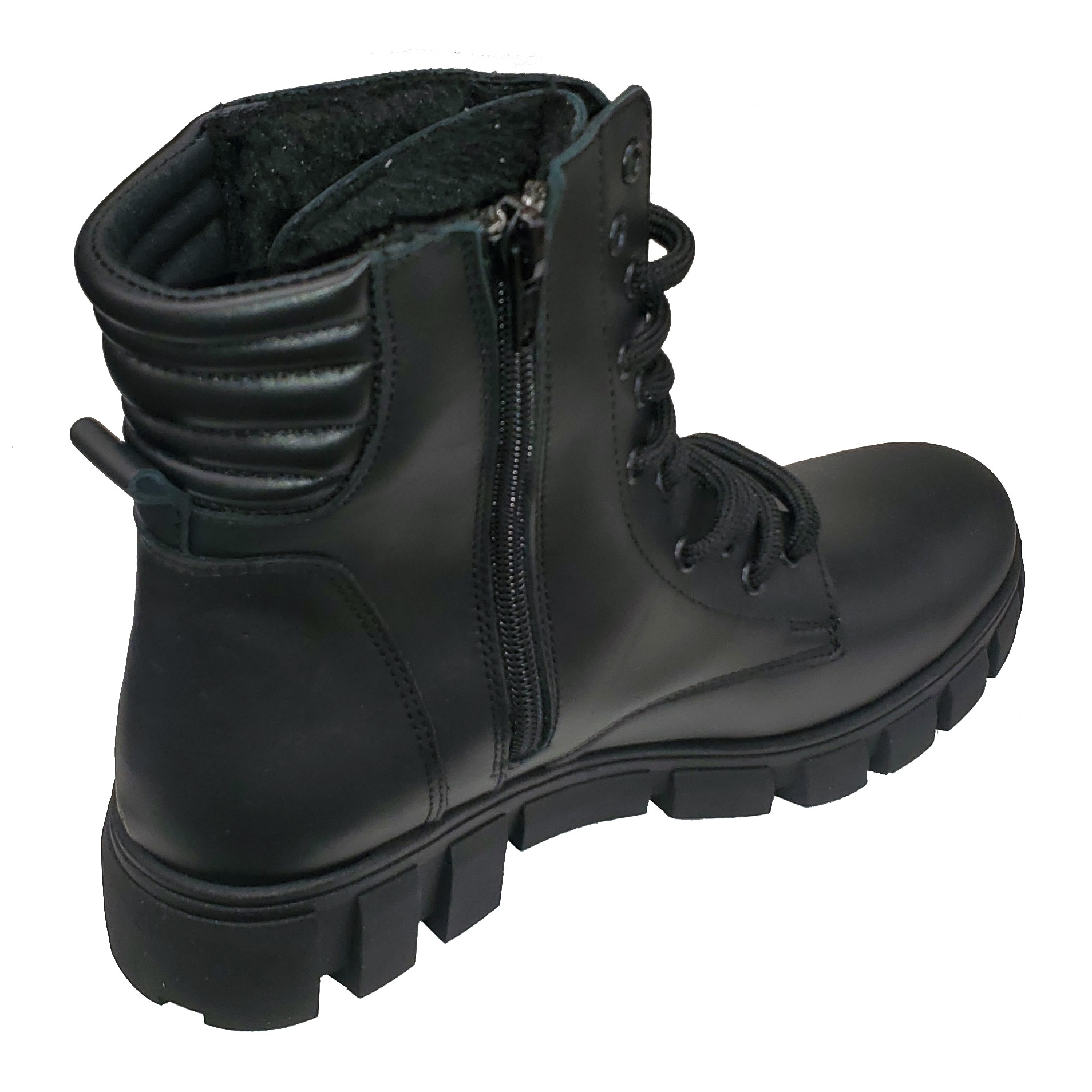 Bocanci dama din piele naturala imblaniti Kai, Negru, 39 - eMAG.ro