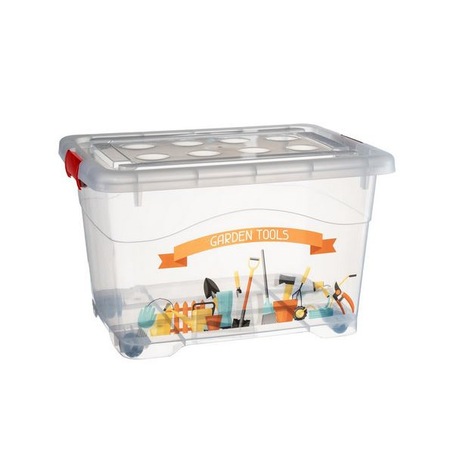 Cutie depozitare cu roti, 35L - eMAG.ro