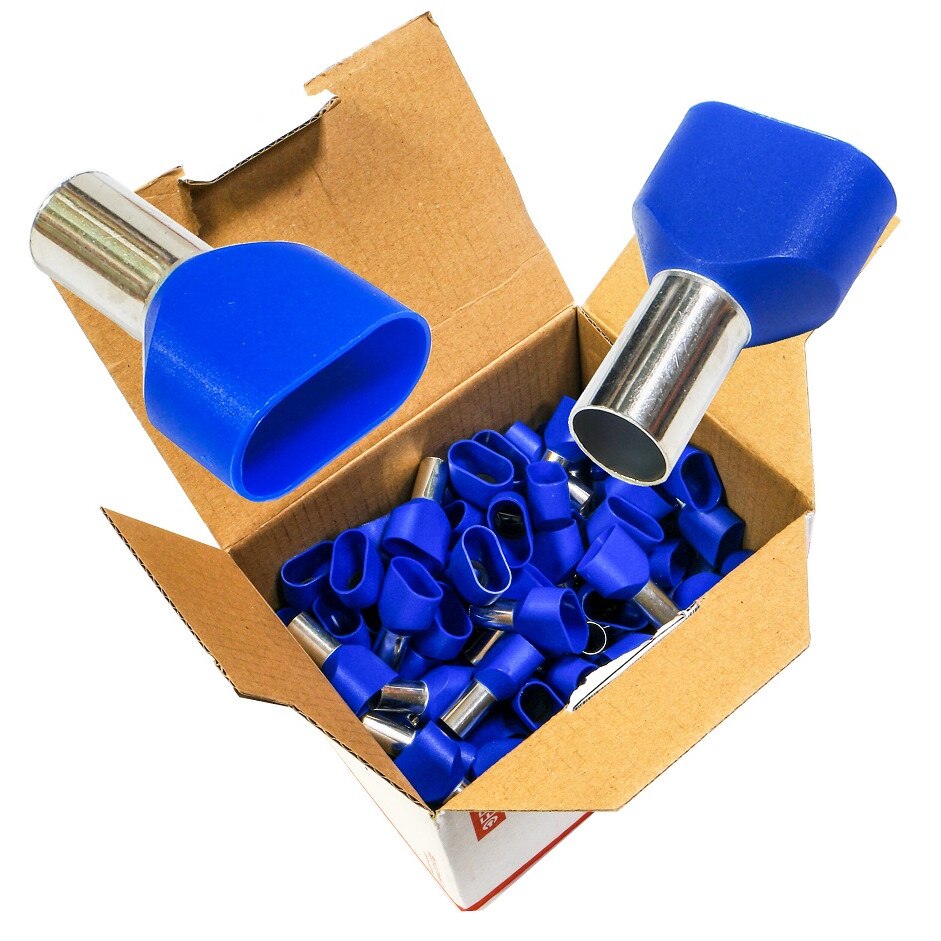 Pini terminali cu izolatie dubla TV 2x16/14 100 buc ERKO - eMAG.ro