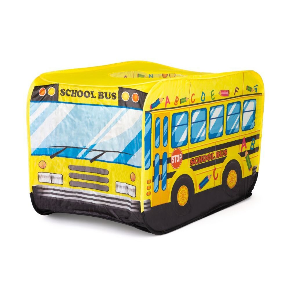 Cort de Joaca pentru Copii, model autobuz scolar, pentru exterior si ...