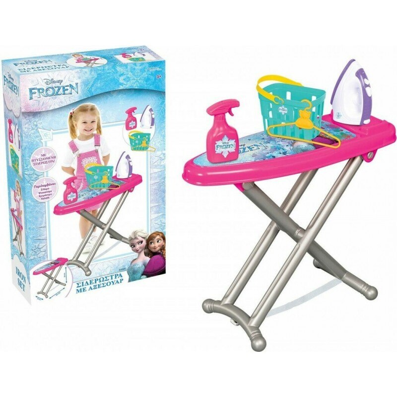 Set de curatenie pentru copii Frozen cu fier de calcat, masa de calcat ...