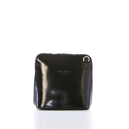 Дамска чанта Lucca Baldi, Черна, Италианска естествена кожа - eMAG.bg