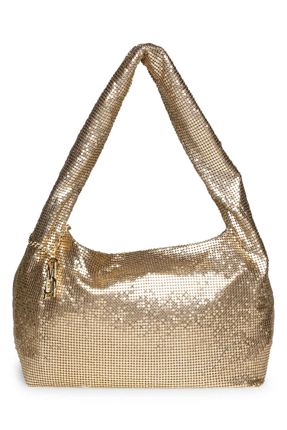 Steve Madden, Чанта Emiliaa с бляскави апликации, Златист - eMAG.bg