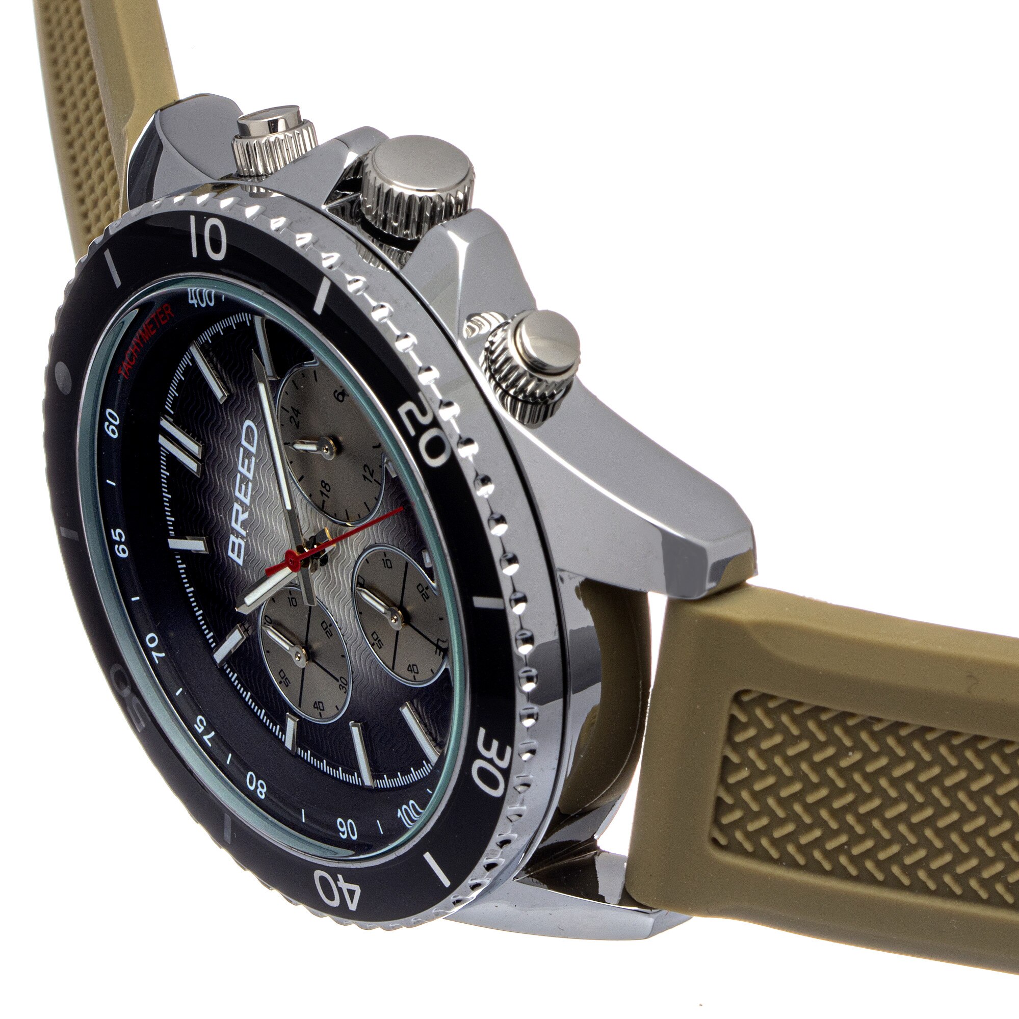 Breed Tempo Chronograph Strap Óra - Olive - eMAG.hu
