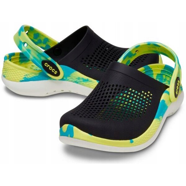 Детски сабо, Crocs, модел Literide, пяна Croslite, многоцветни, 30.5EU ...