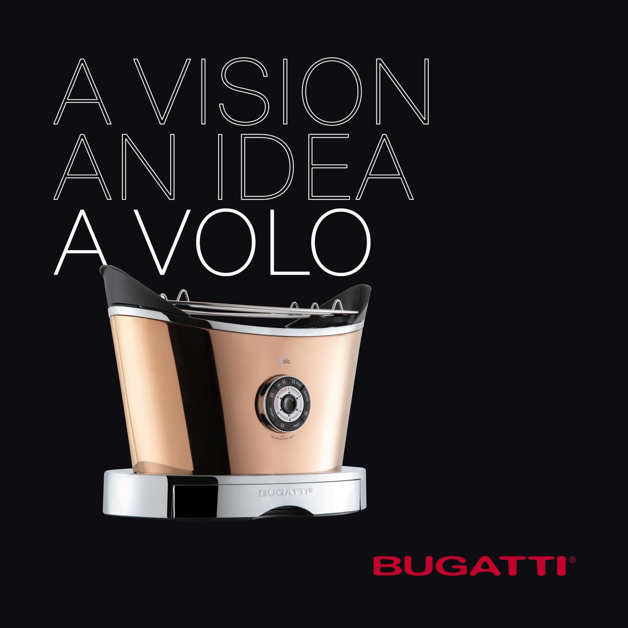 Toaster Casa Bugatti, Volo, pentru 2 felii de paine, calitate premium ...