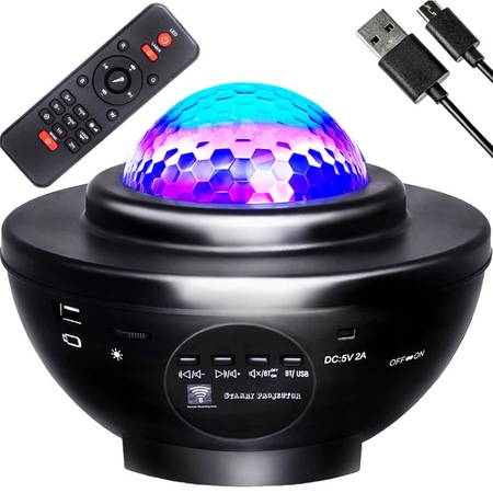 Proiector LED stelar, design Galaxy, Multicolor - eMAG.ro