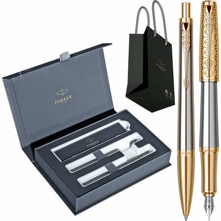 Set Parker Stilou Pix Urban Royal Premium Aureate Powder GT ...