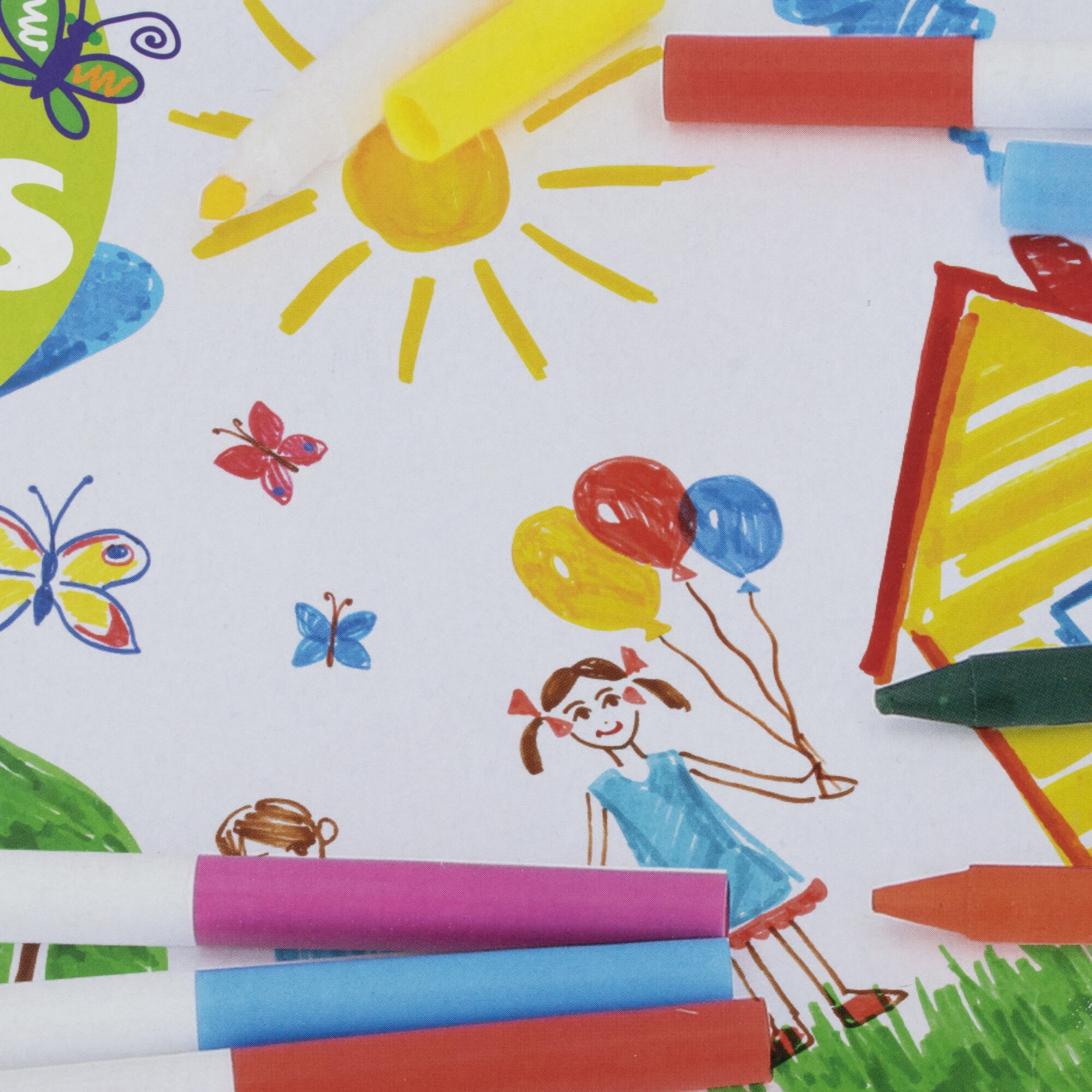 Set 65 bucati de creioane si carioci colorate, pentru copii, 29457 ...