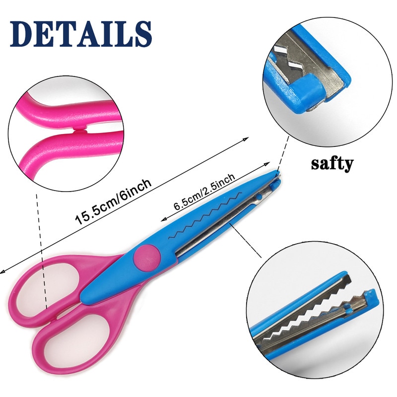 Set 4 foarfece siguranta copii, Inox/Plastic, Multicolor - eMAG.ro