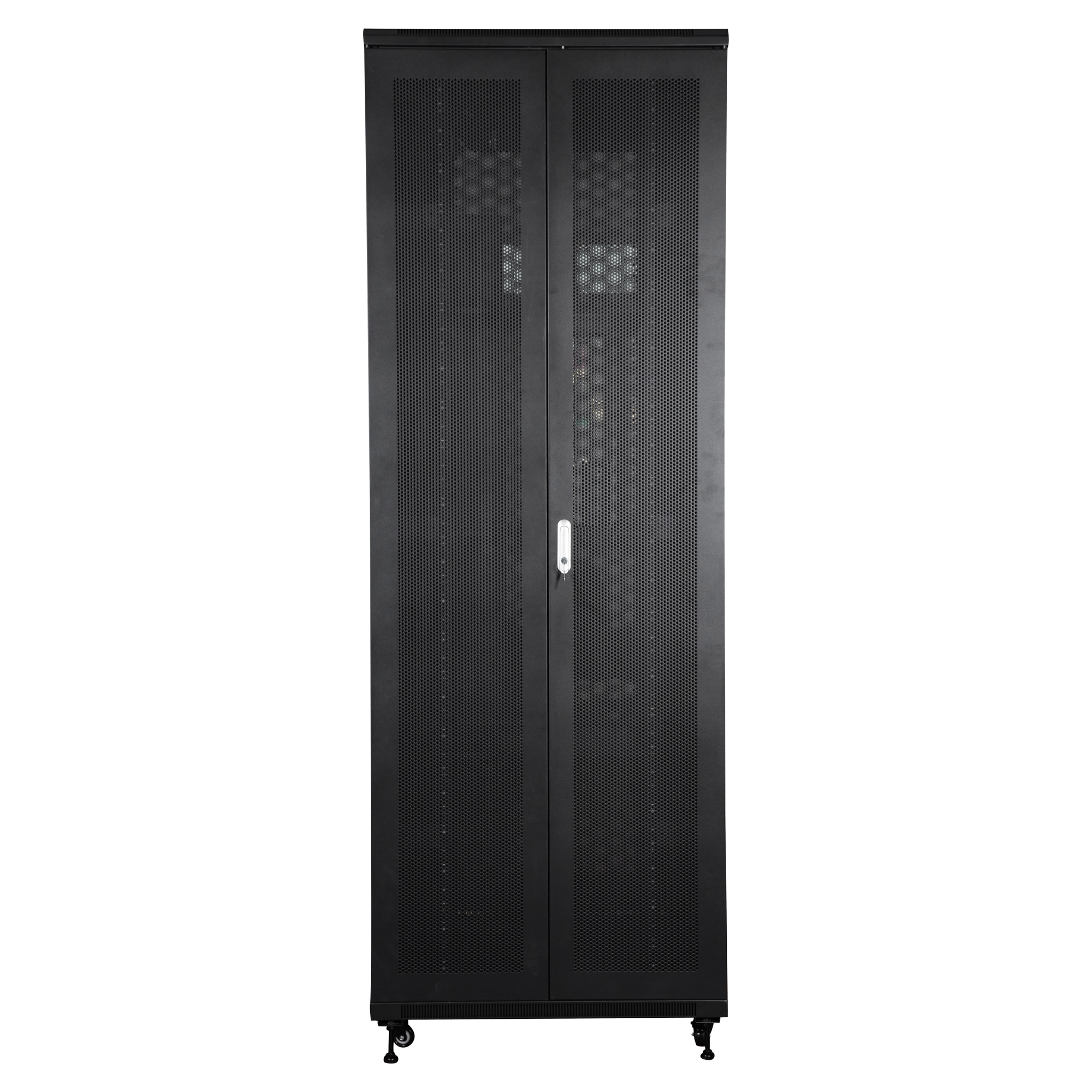 Rack DataLink 42U, 600x1000 mm, montare pe podea, usa perforata ...
