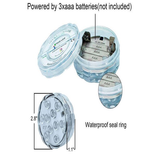 Set 4 Spoturi Inteligente cu Telecomanda, led, cu baterii, rezistente ...