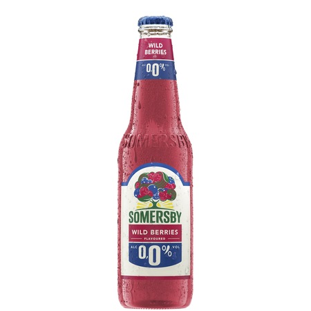 Cidru fara alcool Somersby, Fructe de padure, 0.33 l - eMAG.ro