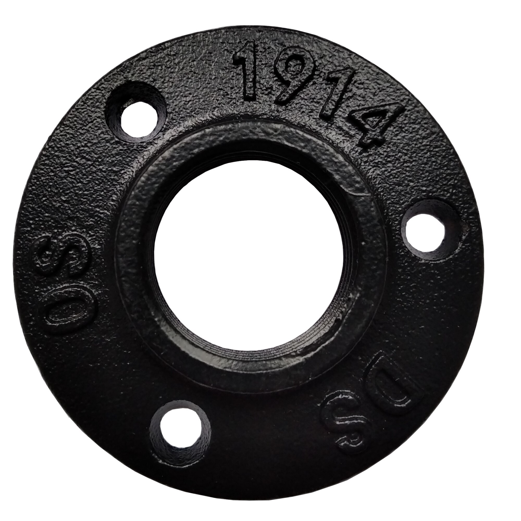 Flansa din fonta negru 1/2 toli, floor flange loft model 1914 - eMAG.ro