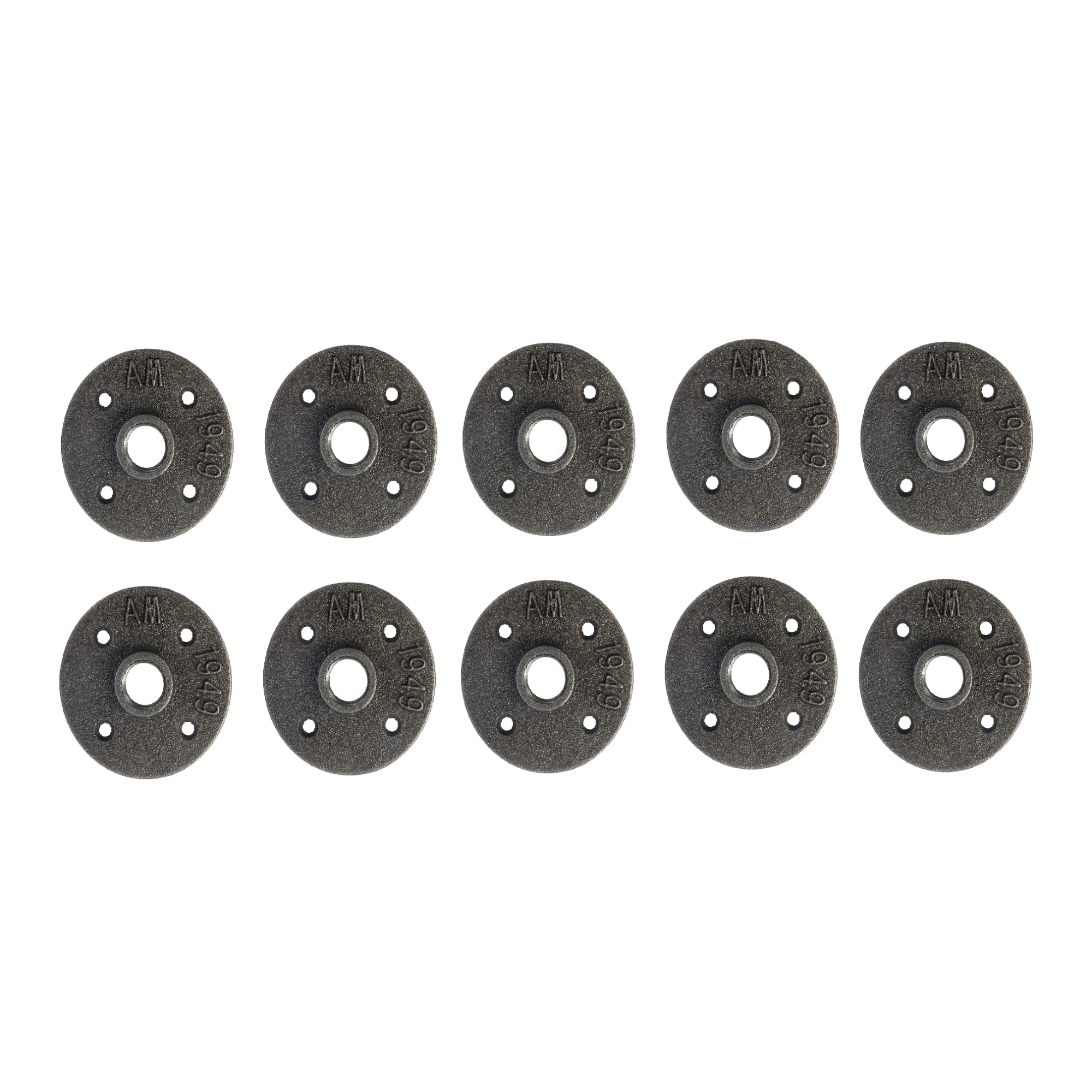 Set 10 flanse din fonta 1/2 toli, floor flange loft model 1949 - eMAG.ro