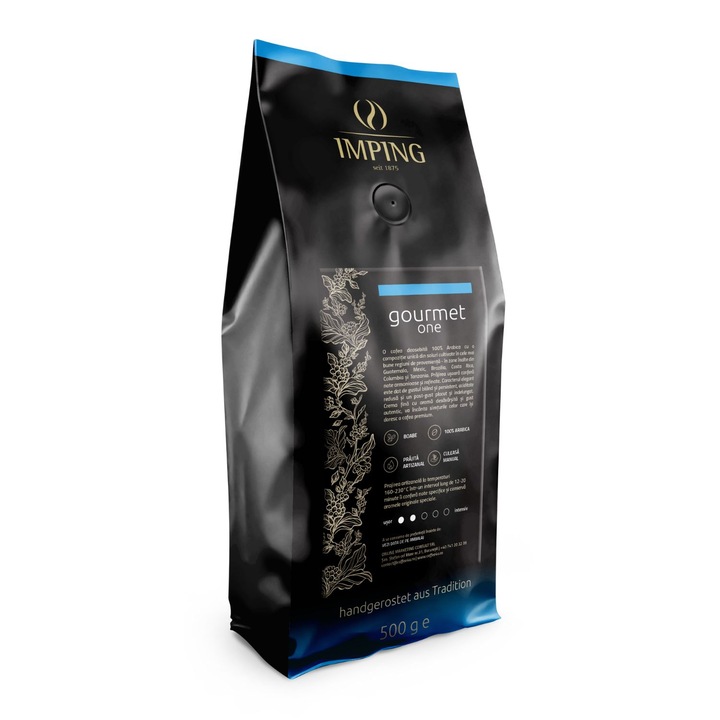 Cafea boabe, Gourmet One 500g, Imping - eMAG.ro