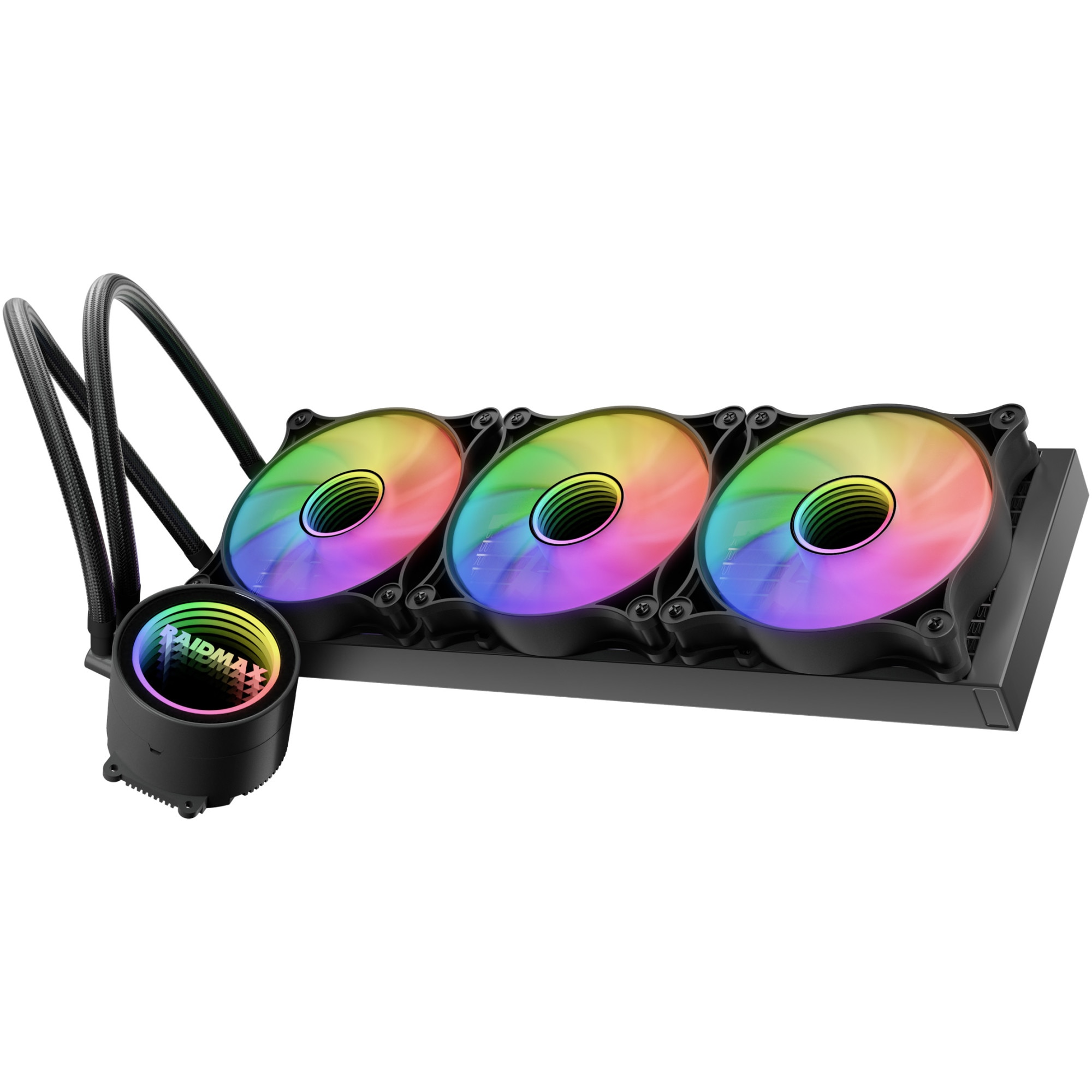 Cooler procesor cu Lichid Raidmax LS360BK ARGB, compatibil AMD/Intel ...