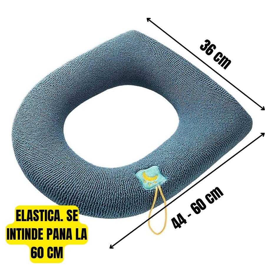 Husa pentru capac WC, Pufoasa, Universala, Verde - eMAG.ro