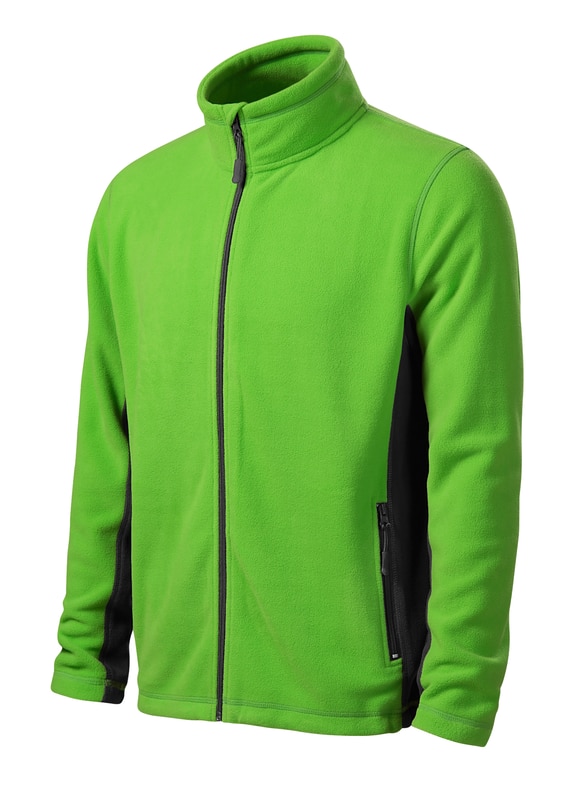 Jacheta Fleece Polar, pentru barbati, Material izolant, Verde, L - eMAG.ro