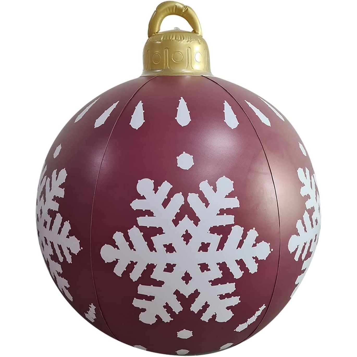 Glob de Craciun gonflabil, PVC, 60cm, Visiniu - eMAG.ro