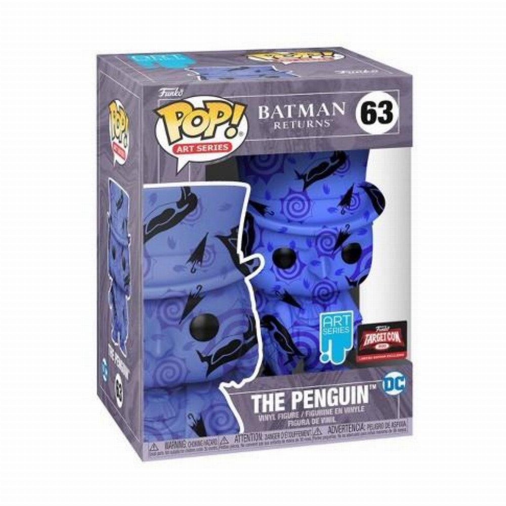 Figurina DC Heroes - The Penguin, Funko POP, 10cm, +3 ani, Albastru ...