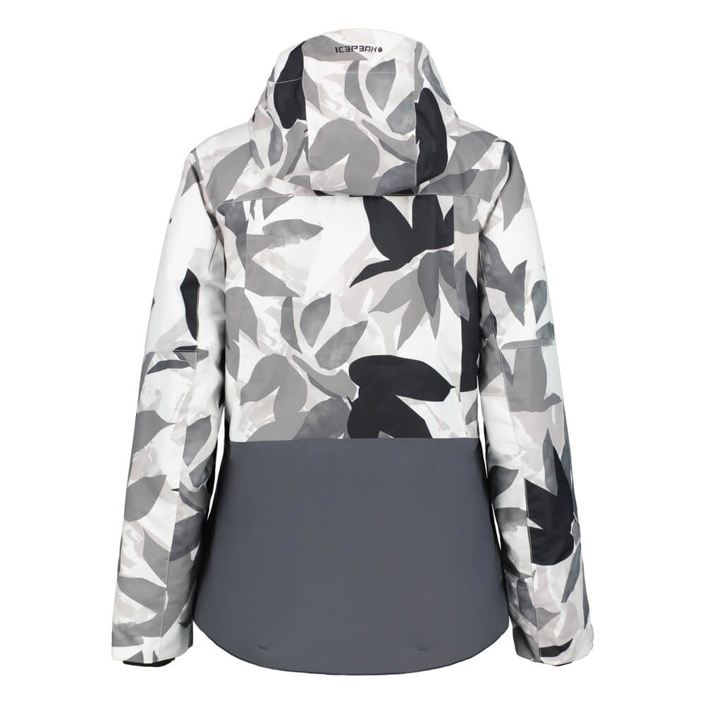 Geaca Ski Icepeak Corbin, alb-negru, femei - eMAG.ro
