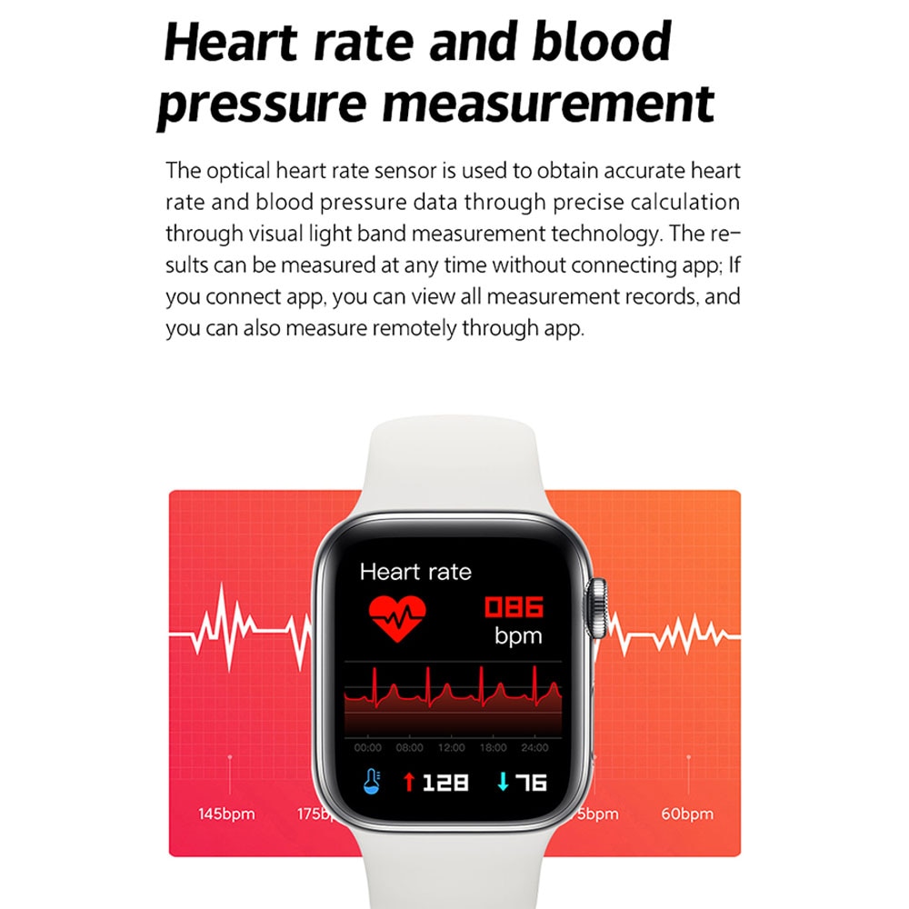 Smartwatch H8 Pro Max, Bluetooth 1.75'', Бял - eMAG.bg