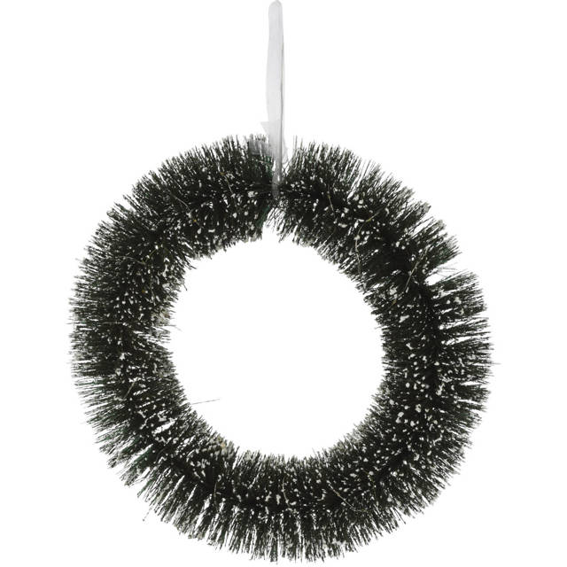 Coronita de Craciun cu iluminare LED, 30 cm, verde - eMAG.ro