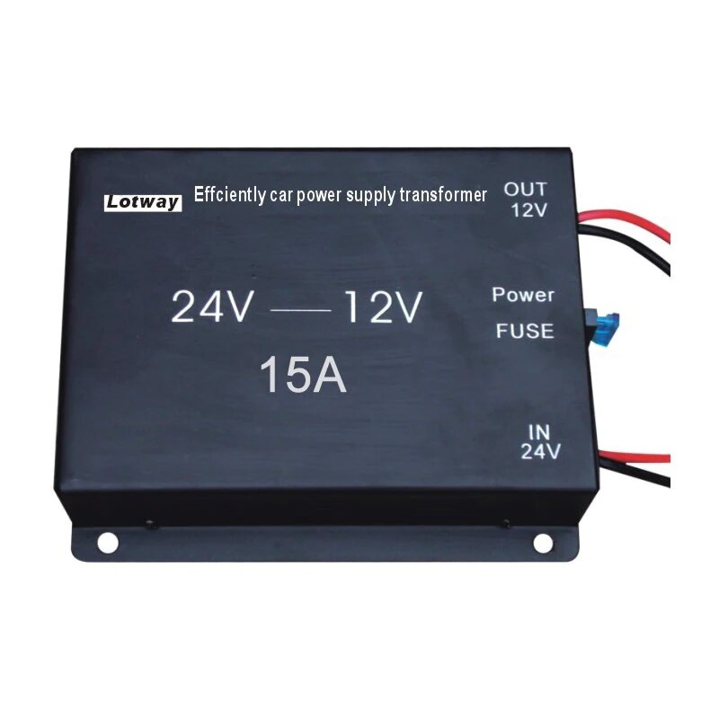 Автомобилен преобразувател 15a за напрежение 24v 12v Emag Bg