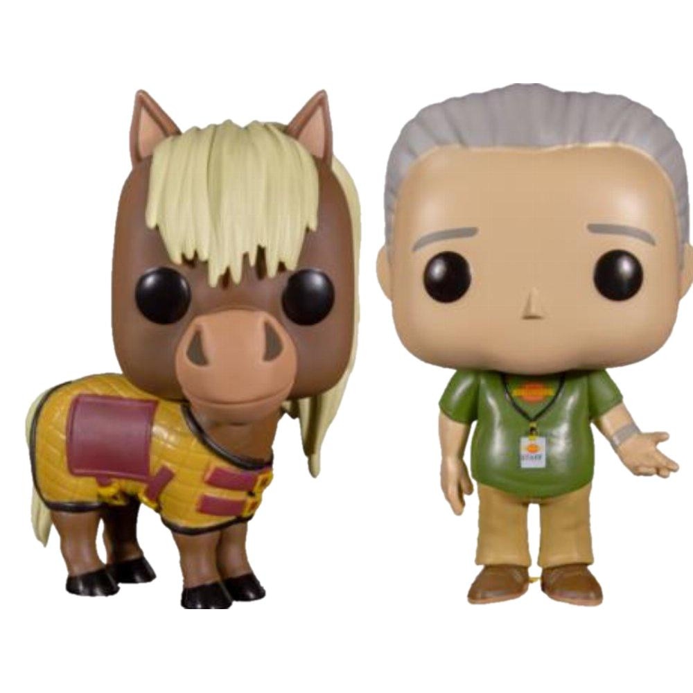 Set 2 figurine Parks and Recreation - Jerry & Lil Sebastian, Funko POP ...