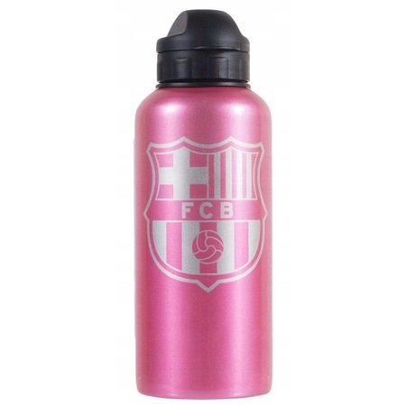 Sticla de apa, Model FC Barcelona, Aluminiu, 400 ml, Roz - eMAG.ro
