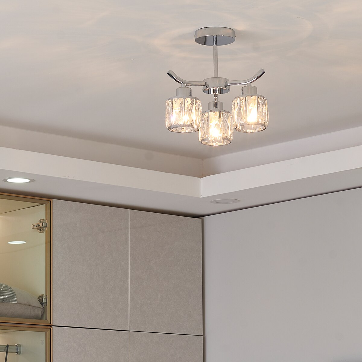 Candelabru Aria, Agora Lighting, Otel, E27, Crom - eMAG.ro