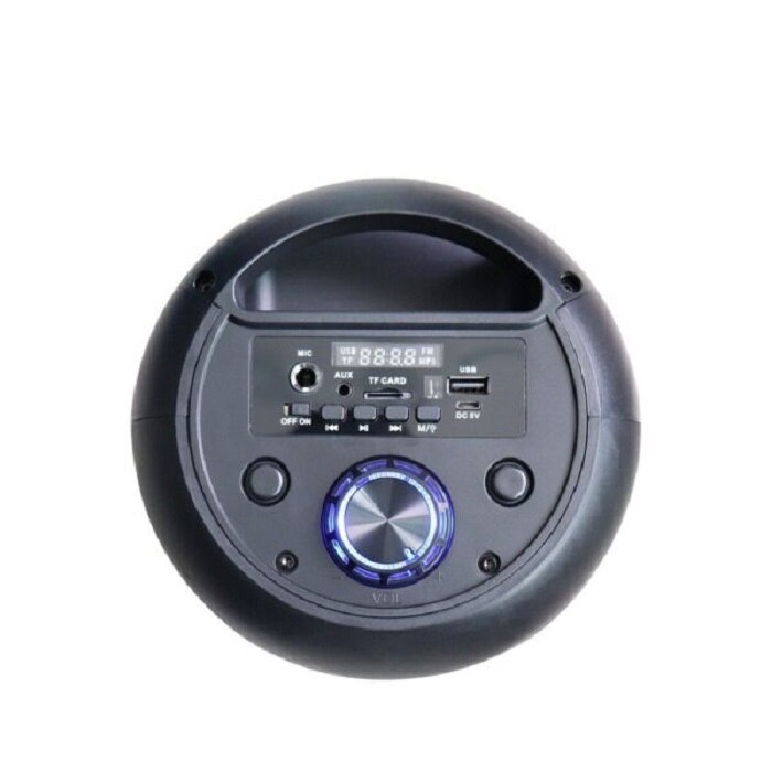 Boxa bluetooth cu telecomanda, 12W, port USB, lumini - eMAG.ro
