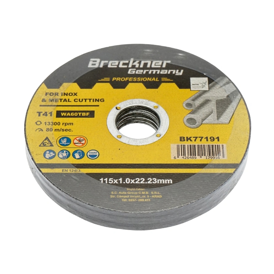 Panza disc flex pentru taiere inox T41 115x1.0x22mm - eMAG.ro
