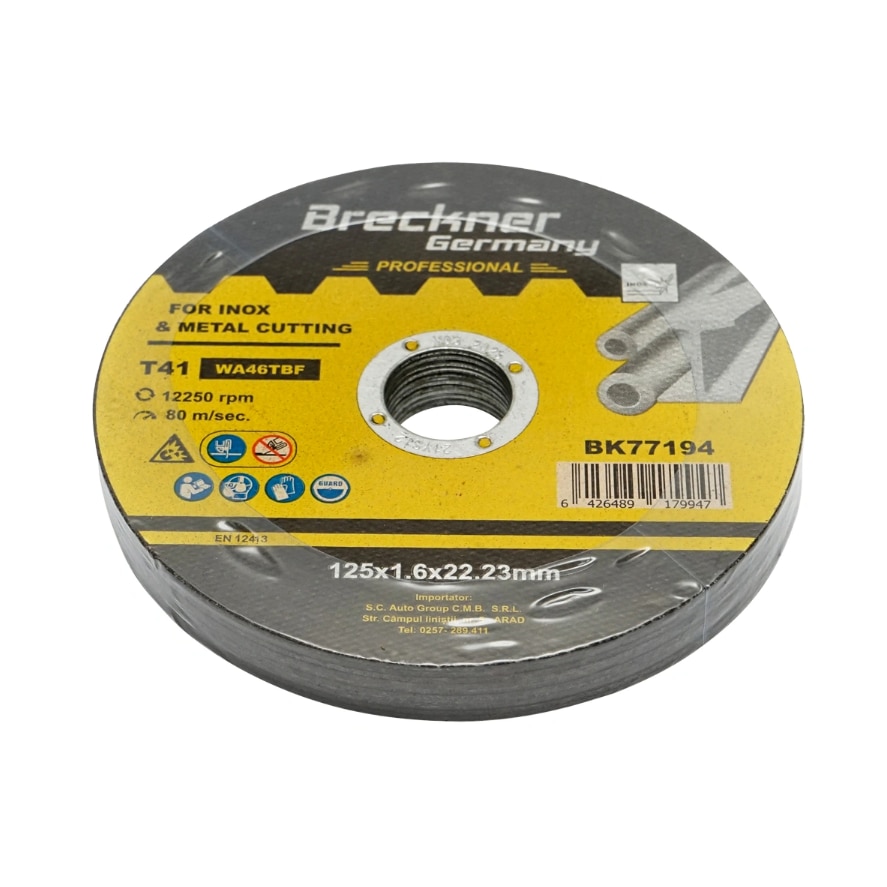 Panza disc flex pentru taiat si polizat inox T41 125x1.6x22mm - eMAG.ro