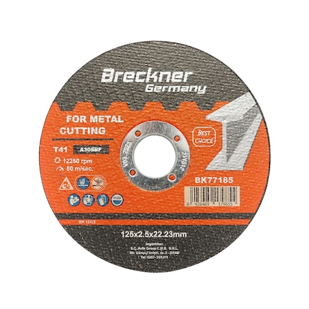 Panza disc flex pentru taiat si polizat metal T41 125x2.5x22mm - eMAG.ro